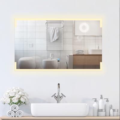 China LED Ambient Light - Equipped Rectangular Bathroom Mirror: Creating an Exquisite Bathroom for sale