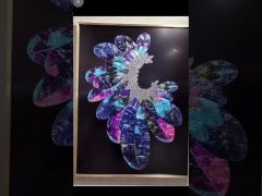 Aangepast Art Decorative Tempered Hot Melt-Glas die de Gegoten Vorm van de Glasrechthoek smelten