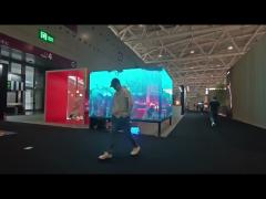 Écran LED RGB de haute qualité à couleur intégrale intérieur / extérieur Écran LED P10-P50 Écran LED transparent