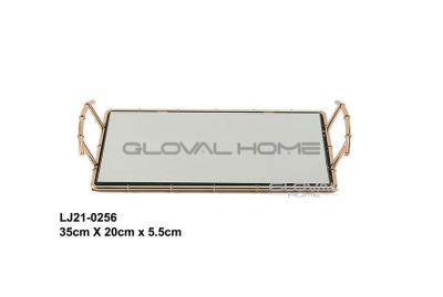 China metal gold tray for sale