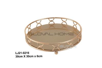 China stainless steel metal serving tray for sale