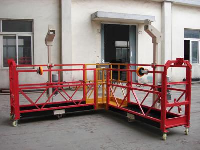 Cina Colore rosso piattaforma Cardle di accesso sospesa acciaio di 90 gradi per pulizia della costruzione in vendita