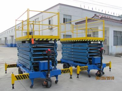 中国 AC 220 v 380 v 電気はさみリフト空中作業プラットフォーム 1750年 12000 mm 販売のため