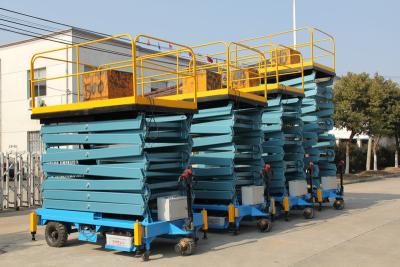Cina SJY 0,3 manuale piattaforme aeree per 3000 / 6000 / 9000 / 12000 mm in vendita