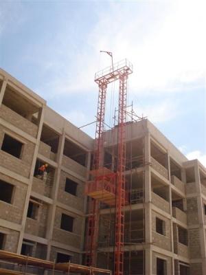 Cina Gru materiale rossa 3.2 x 1.5 x 2.5m della gabbia del gemello della costruzione di abitudine 1200kg in vendita