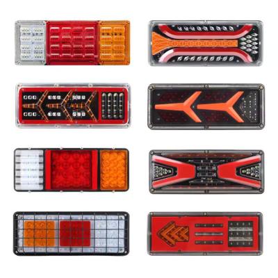 China Lâmpadas traseiras de LED completo Montagem de luz traseira para JAC Truck Peças sobressalentes Instalação de automóveis à venda