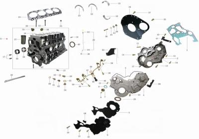 China Instalação do motor Xiangling S para iSF3.8 iSF2.8 FOTON à venda