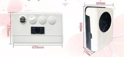 China ZC-03A-480s Elektrische airconditioner voor vrachtwagen van schip 400g koelmiddel laadgewicht Te koop