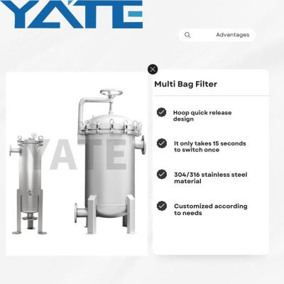 Китай Фильтрация автомобильной промышленности корпуса фильтра рукавного фильтра водоочистки Мулти продается