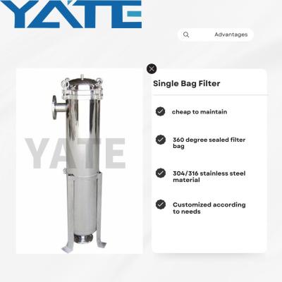 Китай 304 316 Моющиеся рукавные фильтры из нержавеющей стали, одиночные химикаты для рукавных фильтров продается
