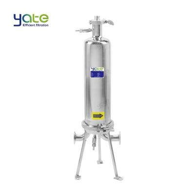 China Water Treatment Polished Sanitary Stainless Steel 304 0.1 Micro Filter for Fruit Juice Filtration of Fine Chemical Liquid for sale