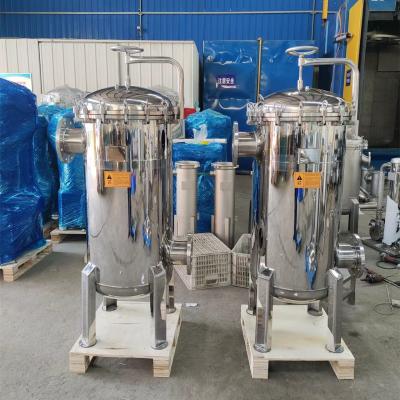 China Stainless Steel Bag Filter Housing 1-24 Bags 10 Bar Pressure for sale