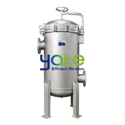 China Stainless Steel Bag Filter Housing 16 Bar 0.5-500 μm for Wine Filtration for sale