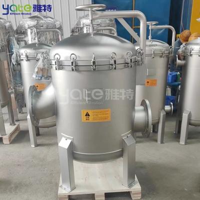 中国 工業用ステンレス鋼304 バッグフィルターハウジング 5 マイクロンフィルタ 16 バー圧力 0.5-500 μm 精度 販売のため