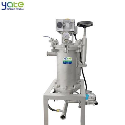 China Automotive Coating 304 Stainless Steel Self-cleaning SS Auto Scraper Filter for High Solids Paint Recovery for sale
