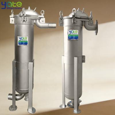 China 304 316 Stainless Steel 1.6 Mpa Single Bag Filter Housing for Paint Ink Coolant Electronic Plating Stripping Solution Filtration for sale