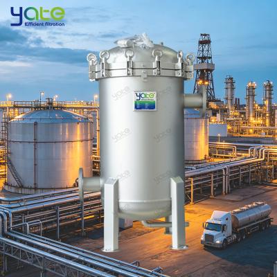 China Stainless Steel Multi Bag Filter Housing 304/316L Industrial Liquid Filtration System for Water/Paint/Resin Treatment for sale