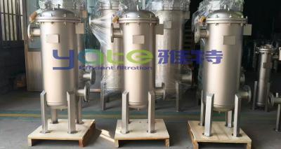 China Quick Open Clamp Stainless Steel Bag Filter Housing Industrial Liquid Filter For Beverage Beer Oil Filtration Support Customization for sale