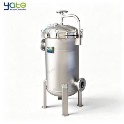 China Industrial Multi Bag Filter Housing For Vegetable Oil Processing Hydraulic System Oil Contaminant Removal Filtration for sale