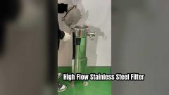 Stainless Steel Bag Filter Housing High Flow