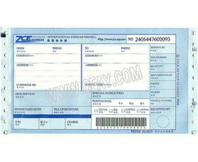 China International express waybill wholesaler in China,International express waybill for sale