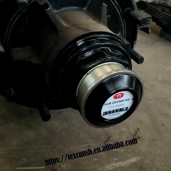 Quality TEXCAN Hub Cap for Mounting Mechanical Hubodometer on Steel 12T WGCVS Trailer for sale
