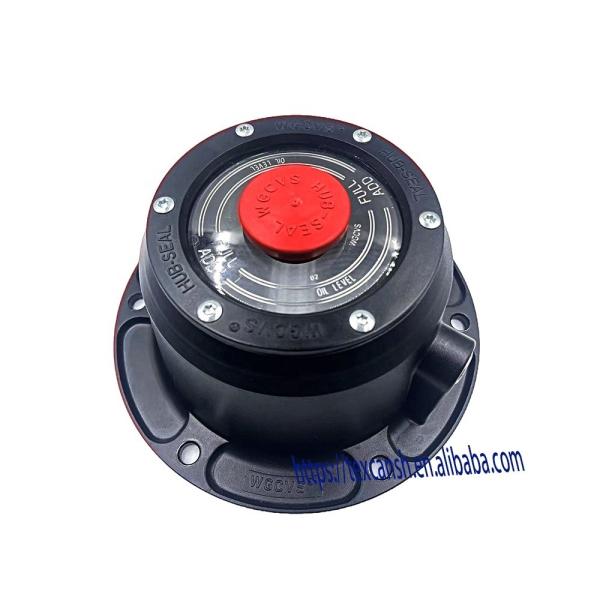 Quality T1-4195 Bolt Number 6 Oil and Grease Hub Caps for TP Axle Trailer Truck for sale