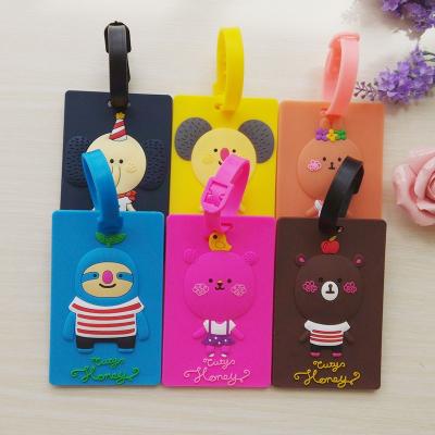 China Factory direct sale Plastic Wholesale Personalized Custom Logo Bulk Luggage Tags for sale