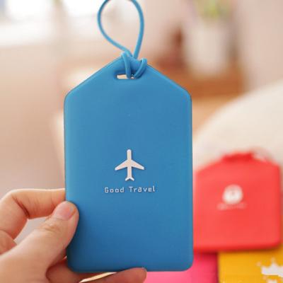 China Free samples high quality custom travel accessories pvc luggage tag for sale