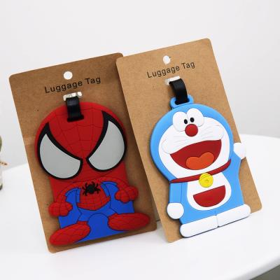 China Hot Sale cheap New Style Promotional wholesale cartoon travel custom luggage tag name tag for sale