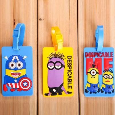 China Cheap Eco-friendly PVC Custom Luggage Tag for sale