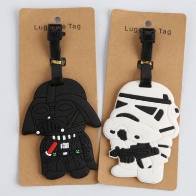 China New product ideas 2018 travel accessories plastic pvc luggage tag for business gift for sale