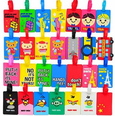 China Hot sale different shapes OEM factory plastic luggage tag for sale