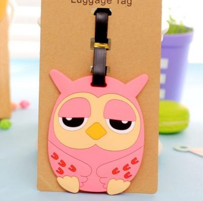 China Promotion Custom Soft Custom PVC Plane Luggage Tag for sale