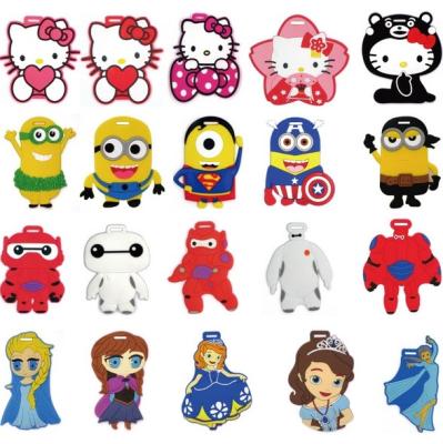 China Pvc travel luggage tag high quality and low price custom design logo for sale