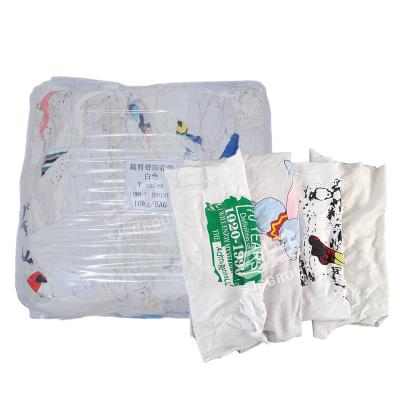 Cina Absorbent oil high cotton marine rags high oil water absorb 50lb white rag bag cotton rags for cleaning in vendita
