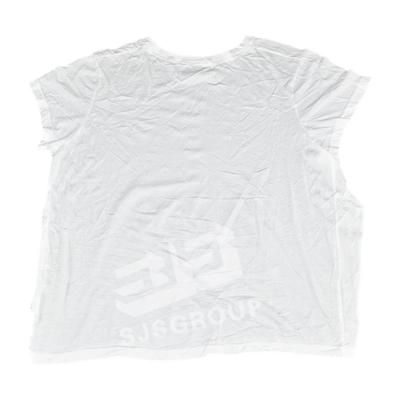 Cina Hot selling white t-shirt cotton rags industrial wiping rags 10kg 25KG 100% cotton pure white cut rags in vendita