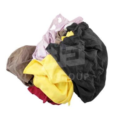 Cina 100% Cotton Mixed Colored T-shirt Wiping Cleaning Rags Colored industrial Rags Cotton Wipers in vendita