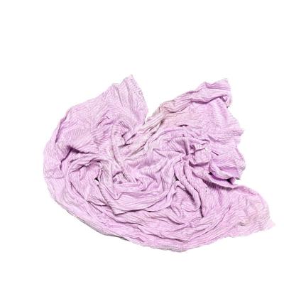 Cina 100% Cotton Mixed Colored T-shirt Wiping Cleaning Rags Colored industrial Rags Cotton Wipers in vendita
