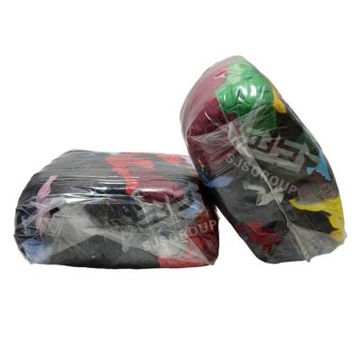 Cina 100% Cotton Mixed Colored T-shirt Wiping Cleaning Rags Colored industrial Rags Cotton Wipers in vendita