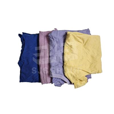China Bags of rags Trapo Industrial 100% Camiseta De Algodon 10 Kg 25 Kg trapo industrial de algodon trapos industriales corta for sale