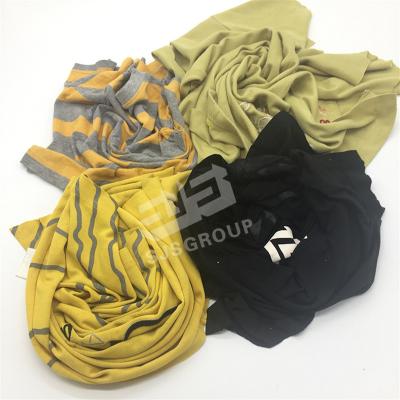 China Free Sample Cotton t shirt hosiery cutting waste rags Dark Color Mixed T Shirt Rags Cotton Industrial Cleaning Rags for sale