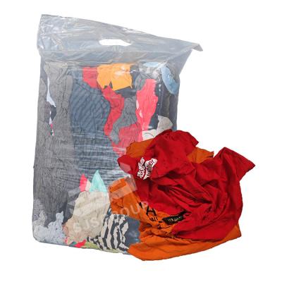 Cina Since 1998 Wiping Cloth Hot Selling Industrial Cleaning Cotton Rags Cloth Scrap Cotton Rag Kg Waste T Shirt Wiping Rags in vendita