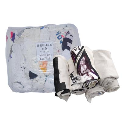 Cina 2kg/bale maglietta bianca Rags in vendita