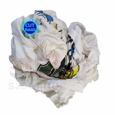 Cina 2kg/bale maglietta bianca Rags in vendita