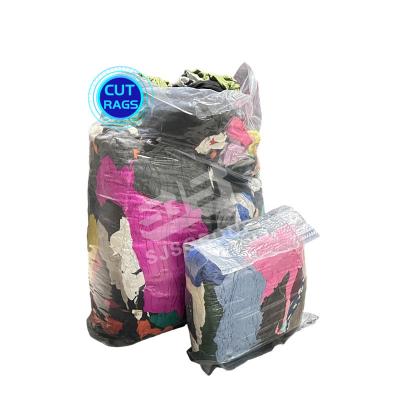Cina Multi colorato ha riciclato 40cm 2kg Rags di pulitura industriale in vendita