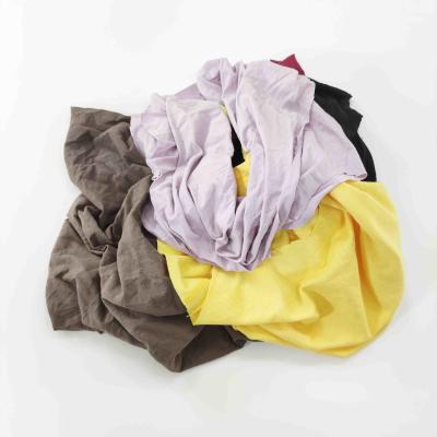 Las camisas del color del polo de la venta directa de la fábrica cortaron los trapos para la limpieza industrial