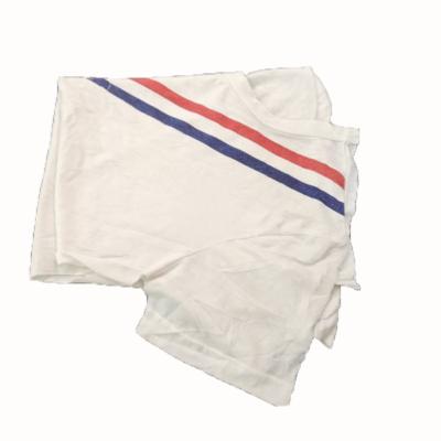 Cina Cotone stampato bianco della maglietta 40kg 50cm che pulisce Rags in vendita