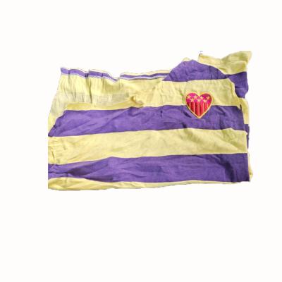 China Grade A cotton material Reusable cloth for making rag Light Color Pure Cotton T Shirt industrial rag bag for sale