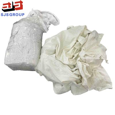 Cina Maglietta bianca Rags del cotone di Marine Cleaning Strong Water Absorbency 10kg 100 in vendita